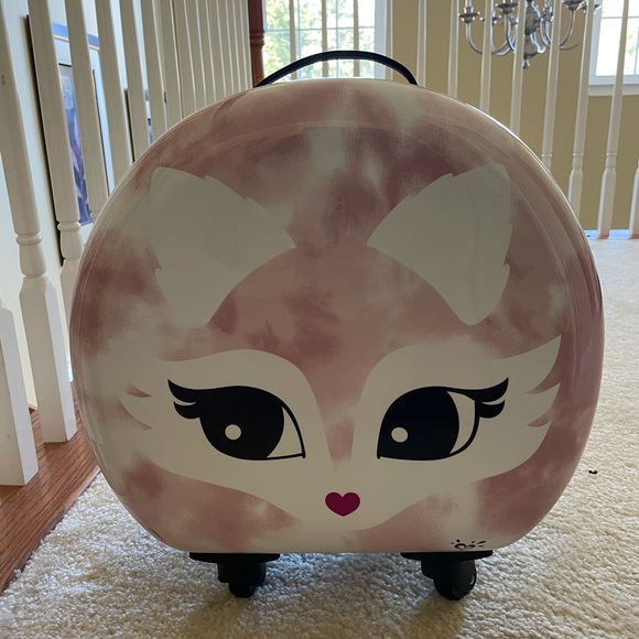 Justice | Other | Justice Fox Hard Shell Luggage Suitcase | Poshmark